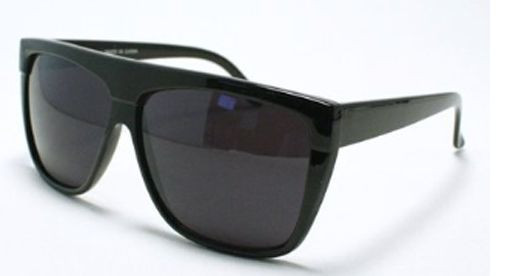 Designer Inspired Retro Oversize Flat Top Square Frame Lens Sunglasses ...