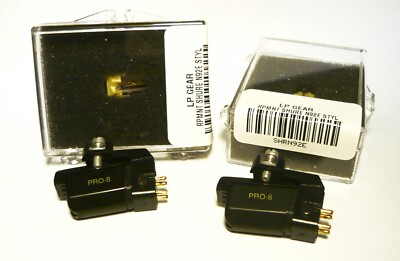 1) ONE Shure Pro-8 Cartridge w/ New LP Gear Elliptical Stylus – A & B ...