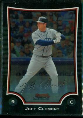 2009 Baseball Card TOPPS Bowman Chrome #157 JEFF CLEMENT Seattle ...