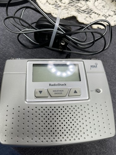 Vintage Radio Shack Weather Radio NOAA With Alarm Clock 12-260 Public ...