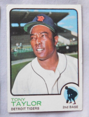1973 Topps Tony Taylor Detroit Tigers #29 Baseball Card ex | eBay