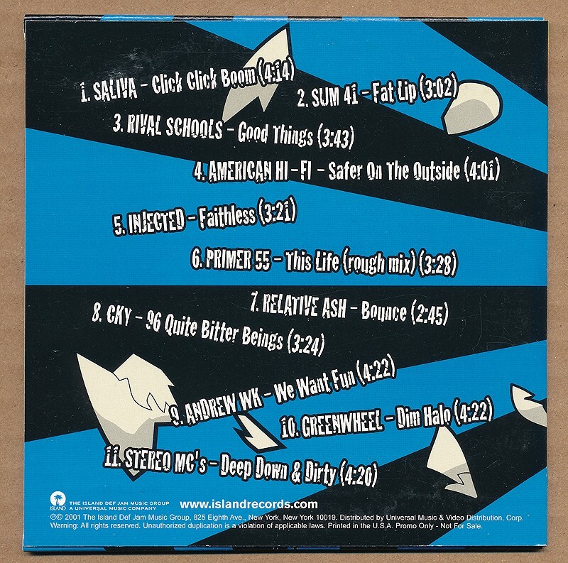 Dude, That's My Skull - RARE promo CD [Saliva, Sum 41, cKy, Rival ...