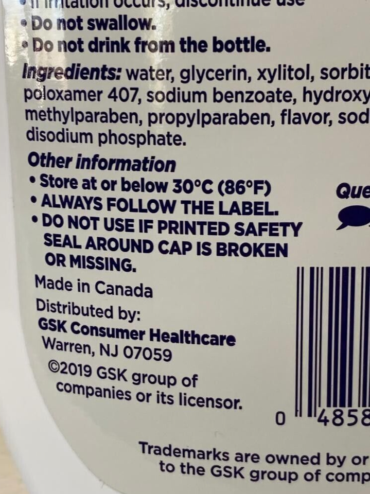 Biotene Dry Mouth Oral Rinse Fresh Mint #1 Dentist Recommended 33.8 oz ...