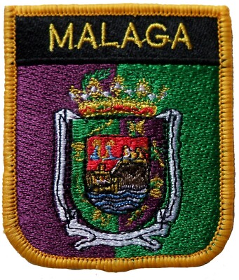 Malaga Spain Shield Embroidered Patch | eBay
