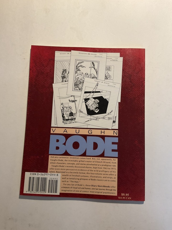 Vaugh Bode Sketchbook Volume Two Near Mint Nm Softcover Oversized ...