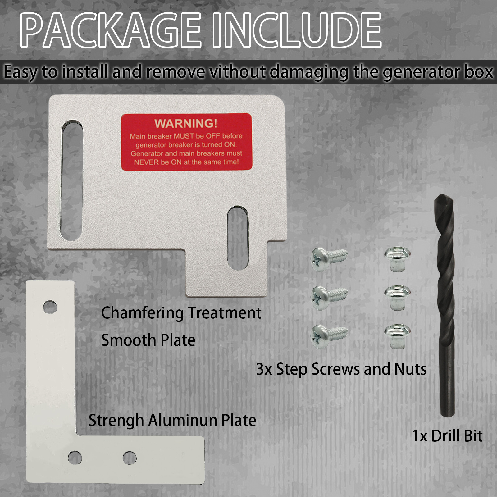 Square D HOMCGK2C Homeline Cover Generator and Breaker Interlock Kit ...