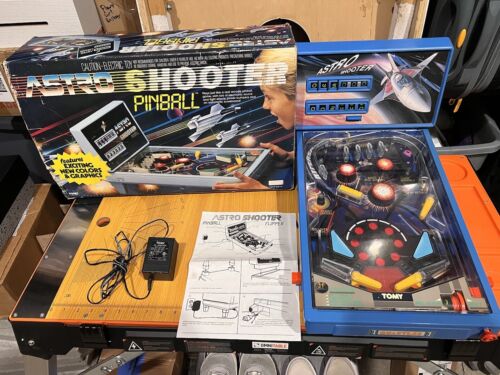 Tomy Astro Shooter Table Top Pinball Electronic Game Blue Version | eBay