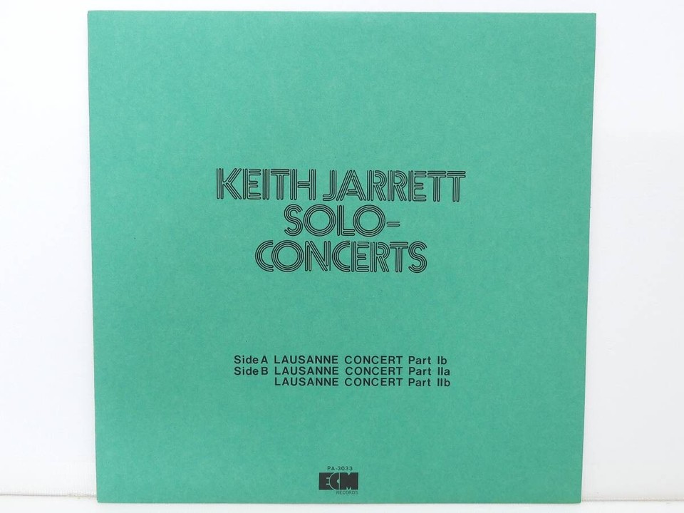 LP Three-Disc Set Keith Jarrett Solo-Concerts | eBay