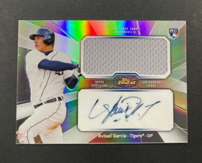 2013 Topps Finest - Avisail Garcia #AJR-AG Detroit Tigers - RC Patch ...