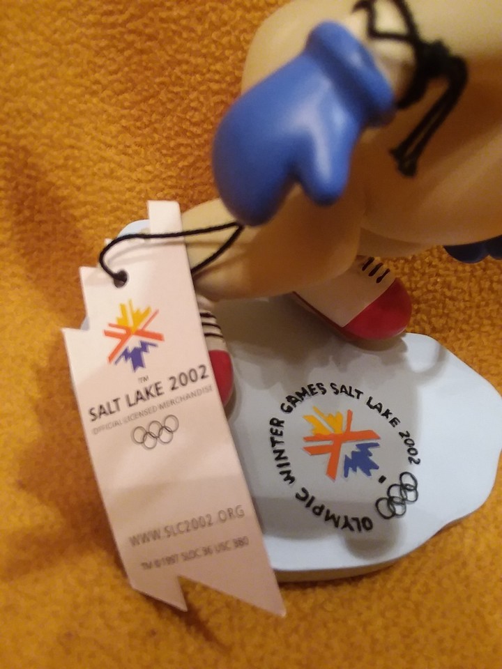 2002 Salt Lake Winter Olympic Mascots Bobblehead "POWDER" | eBay