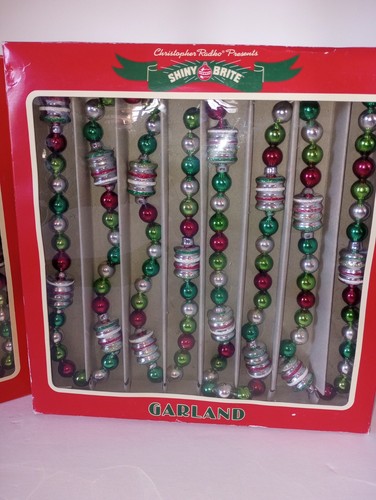 Christopher Radko Lot Of (Rare Colors) Christmas Tree Garland ...