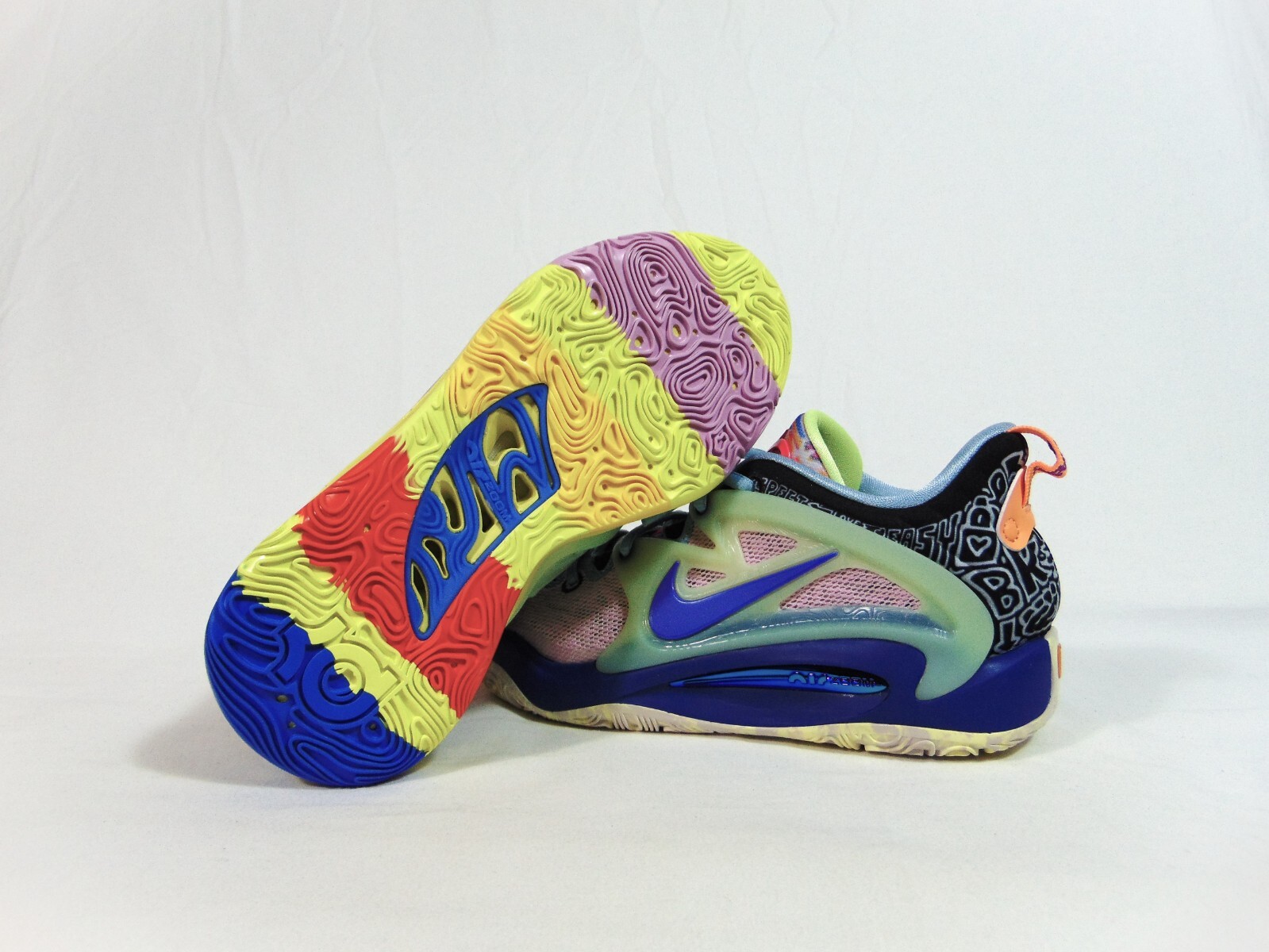 Nike KD 15 "What The" Multi Color Basketball Shoes Sz 5.5 NEW FN8010 ...