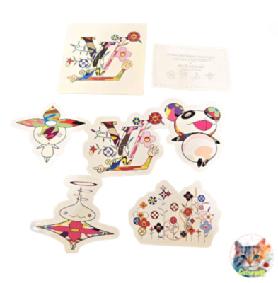 Murakami X Louis Vuitton 20th Anniversary Celebration Sticker Set of 6 ...