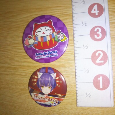 A69897 Show by Rock!! SANRIO Can badge Tsurezure Naru Ayatsuri Mugenan ...