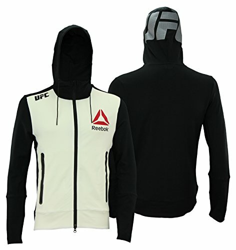 Reebok Herren UFC Walkout Hoodie mit durchgehendem Reißverschluss ...