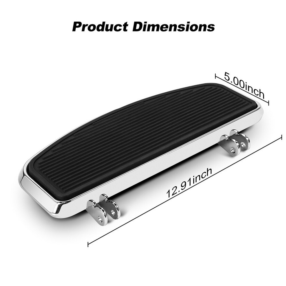 Rider Driver Front Floorboard Footboard w/Mount For Harley Softail ...
