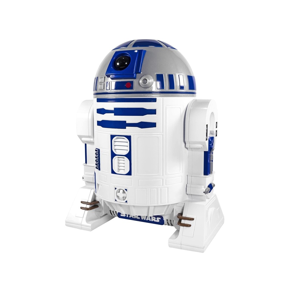 Uncanny Brands Star Wars R2D2 Popcorn Maker- Fully Operational Droid ...