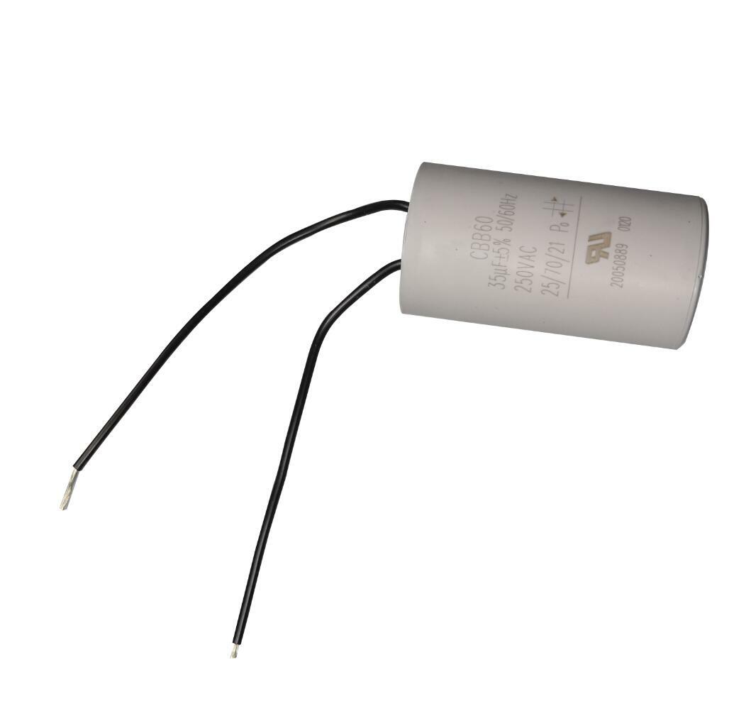 CBB60 Run Capacitor 250VAC 250 VAC 35uF 35 uF 250V AC 35MFD ,2 wires ...