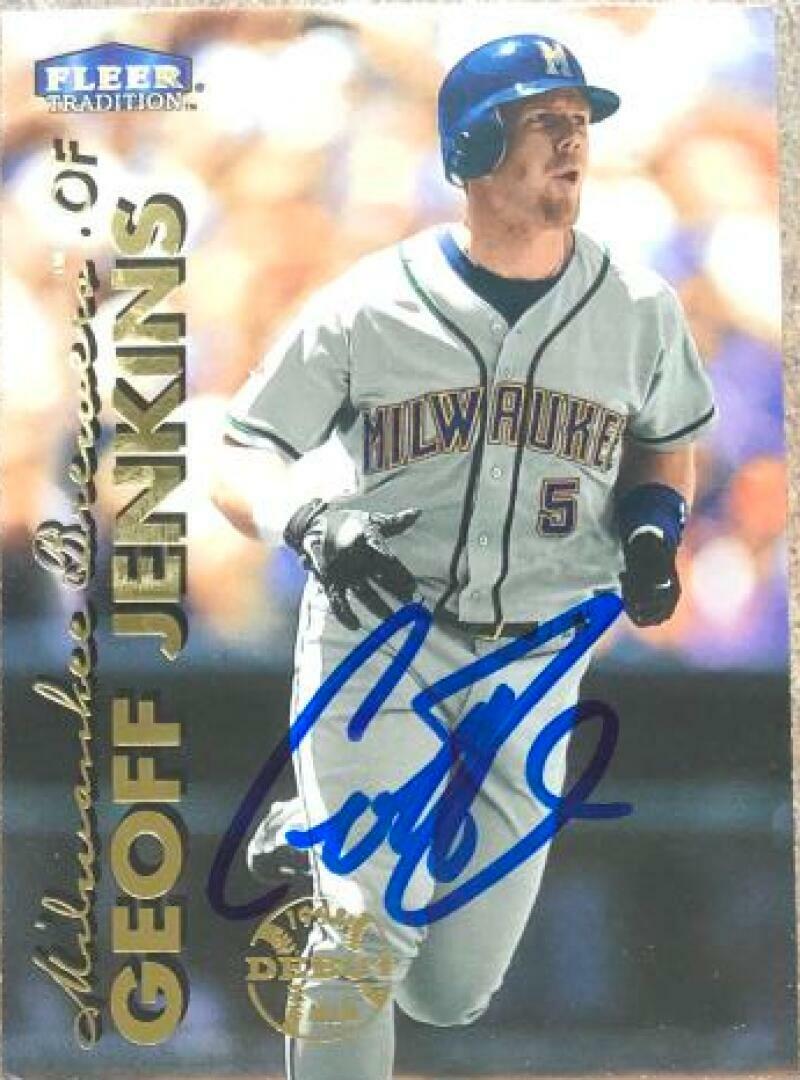 Geoff Jenkins Autographed 1999 Fleer Tradition #129 | eBay