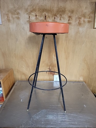 Mid Century Atomic Swivel Bar Stool 1950's 1960's | eBay
