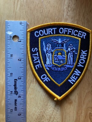 New! New York State Court Officer Patch $5.99 | eBay