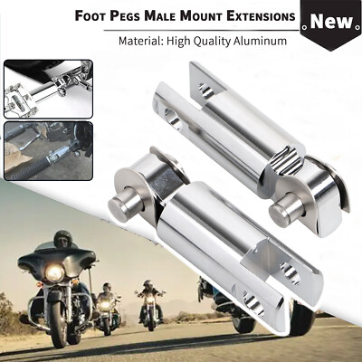 Male Mount Foot Peg Extensions Kit Fit For Harley Electra Glide ...