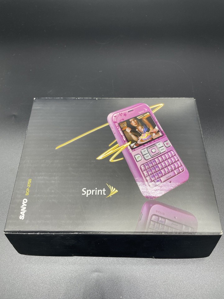 RARE!! Sprint Sanyo Pink SCP-2700 WORKS! 67215019951| eBay