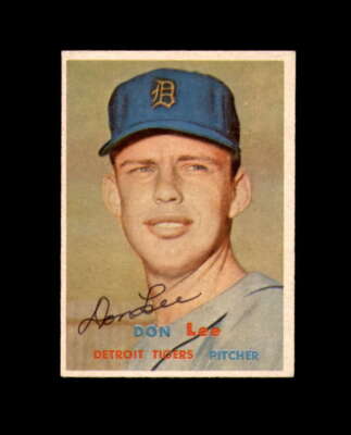 Don Lee Signed Authentic 1957 Topps Detroit Tigers Autograph | eBay