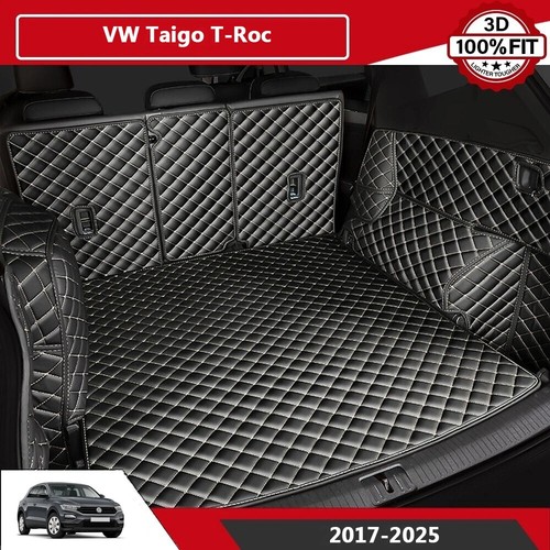 Tailored Custom Make PU Leather Full Coverage Boot Liner For VW T-Roc ...