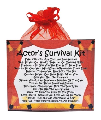 Actor's Survival Kit ~ Fun Novelty Keepsake Gift & Greetings Card | eBay UK