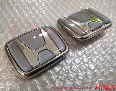 HONDA S2000 AP1 00-03 Genuine Front & Rear Emblem "Silverstone Metallic ...