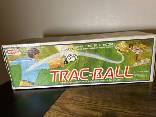 WHAM-O TRAC-BALL w/Original Box 2 Racquets 1 Ball and Instructions ...