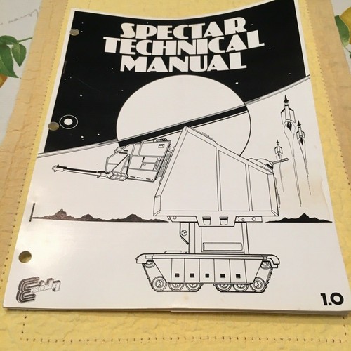Spectar NOS Manual EXIDY 1980 Arcade Used Schematics Operators Parts ...