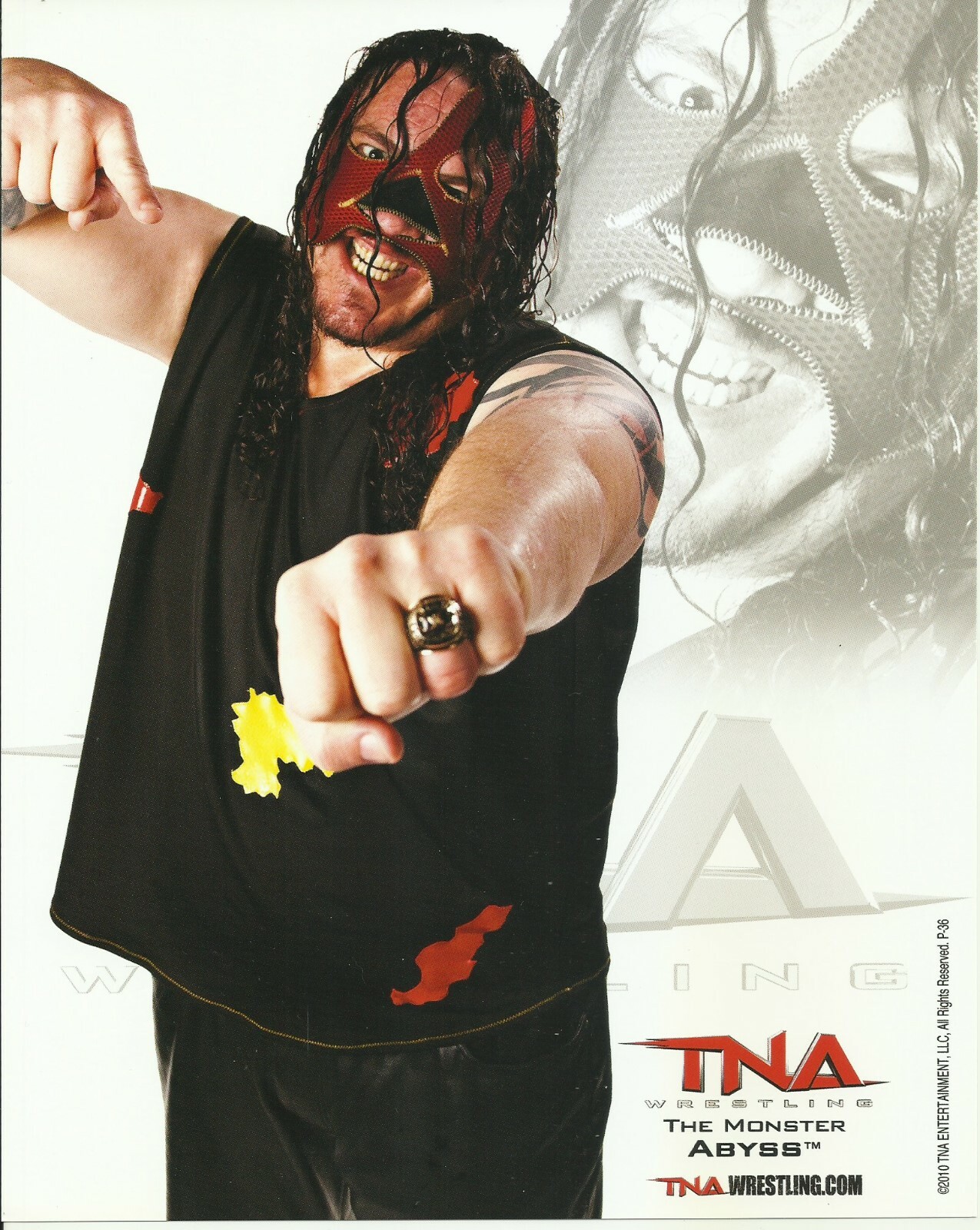The Monster Abyss TNA Impact Wrestling Original 8x10 Promo Photo | eBay