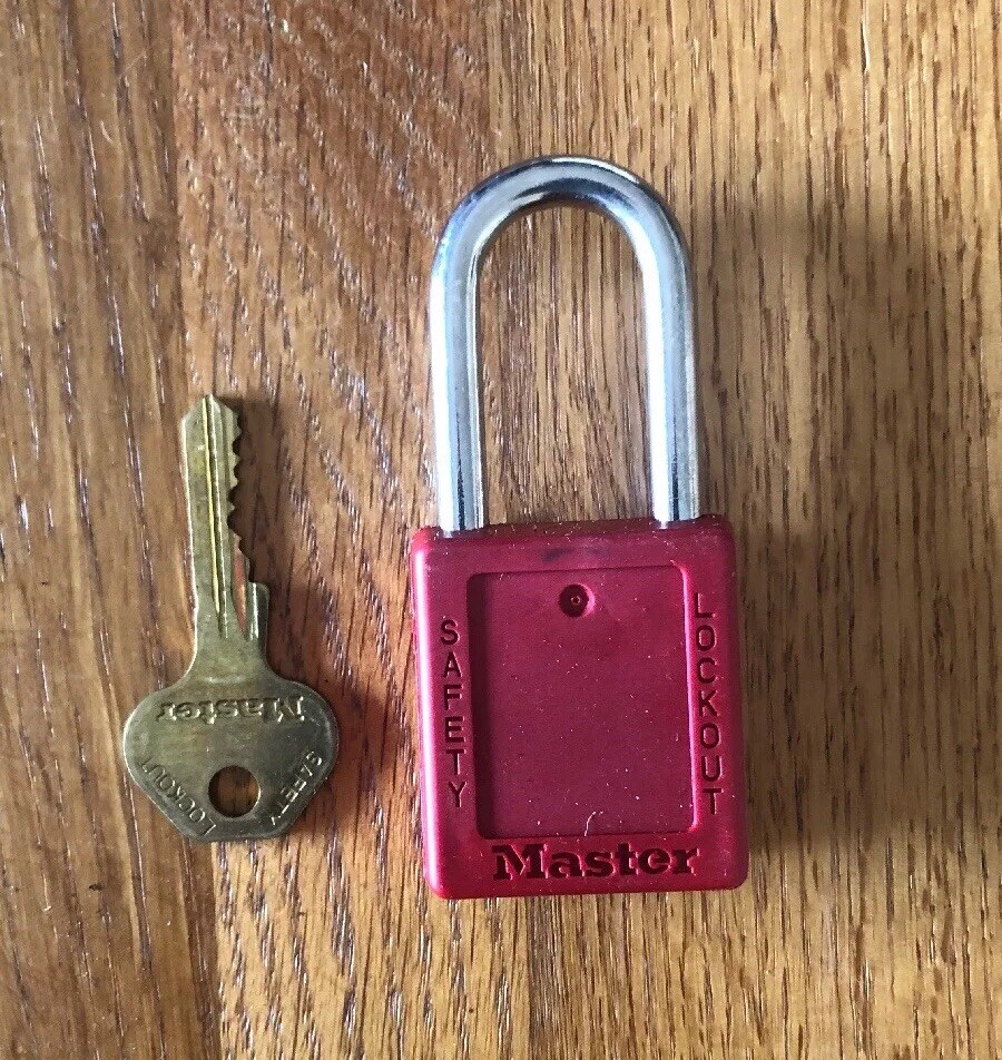 Master Lock 410 Red Part Number 29349R Padlock | eBay