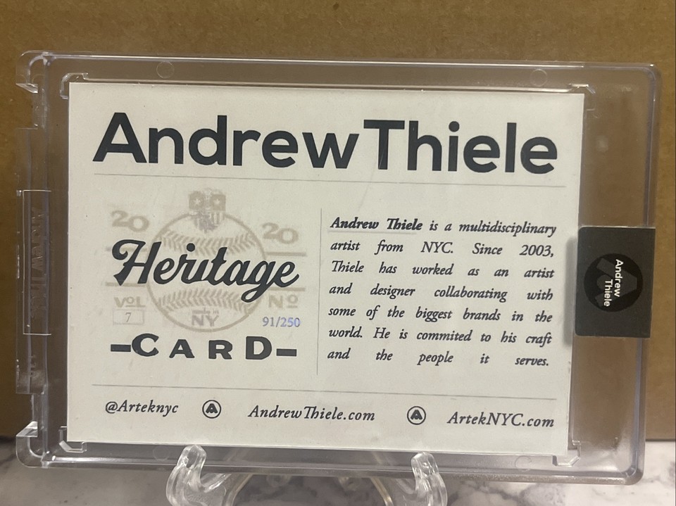Andrew Thiele Heritage Collection Companion Foil Card The Kid /250 | eBay