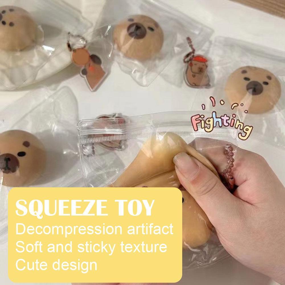 Expression Ball Capybara Slow Rebound Toy Soft Cute Pinch Fidget ...