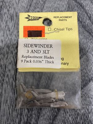 Rocket Aeroheads Sidewinder 3 And 3LT Replacement Blades 9 Pack 0.036 ...