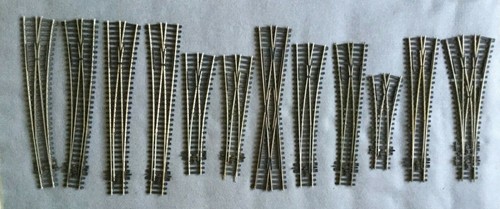 Hornby & Peco Streamline Setrack Points & Crossing 00 Gauge - NO SWITCH ...