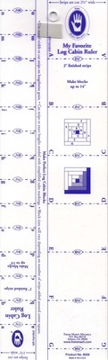 My Favorite Log Cabin Ruler For 1 Inch And 2 Inch Finished Strip Widths ...