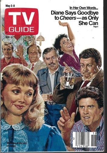 TV GUIDE MAGAZINE MAY 2-9 1987 (VG/FN) CHEERS, TED DANSON, SHELLEY LONG | eBay