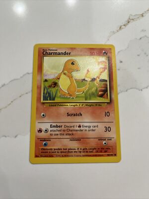 Pokémon TCG Charmander Base Set 46/102 Regular Unlimited Common | eBay