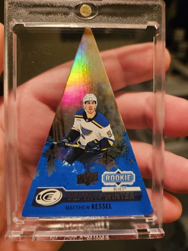 2023-24 UD Ice Matthew Kessel ROOKIE DIE-CUT /25🔥Depth Of Winter SSP🔥RC ...