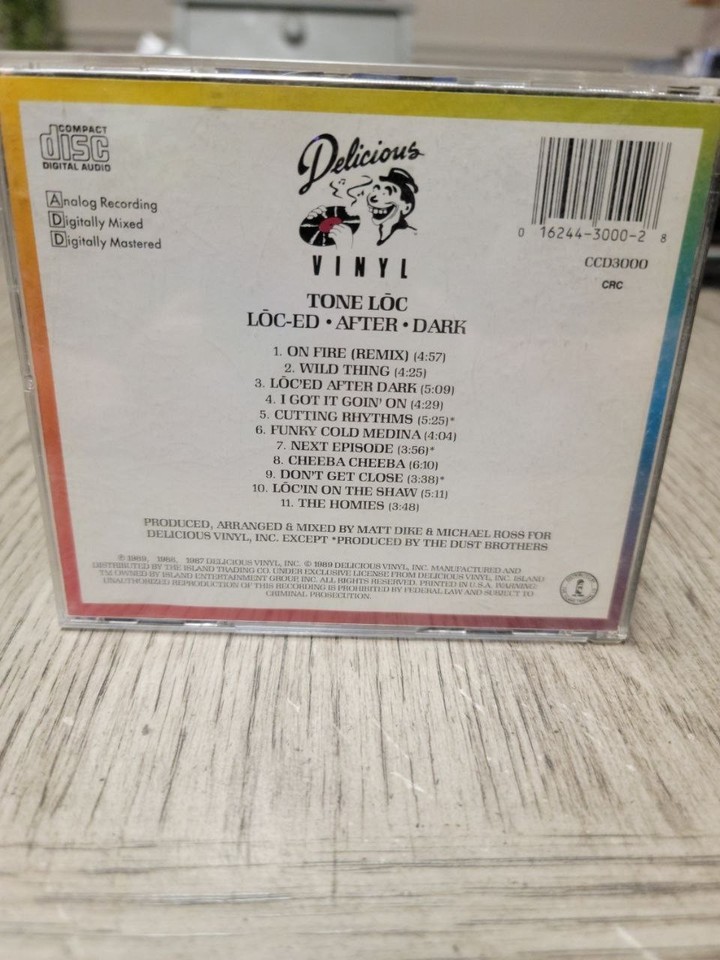 Loc-ed After Dark by Tone-Loc CD Old School Hip Hop *BUY 2 GET 1 FREE ...