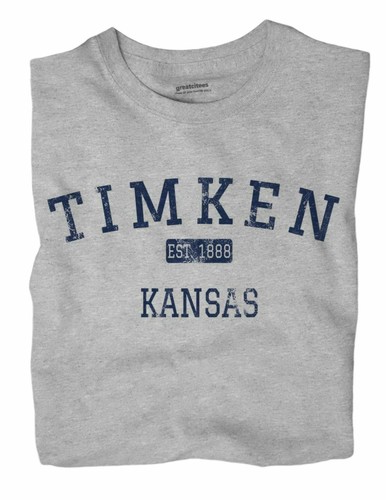 Timken Kansas KS T-Shirt EST | eBay