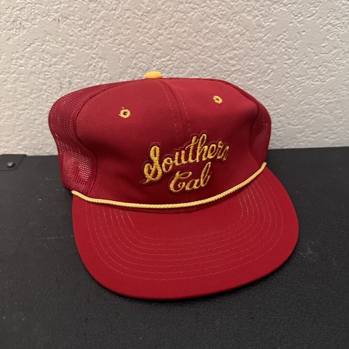 Vintage Sports Specialties Southern Cal Snapback Trucker Hat Rope Mesh ...