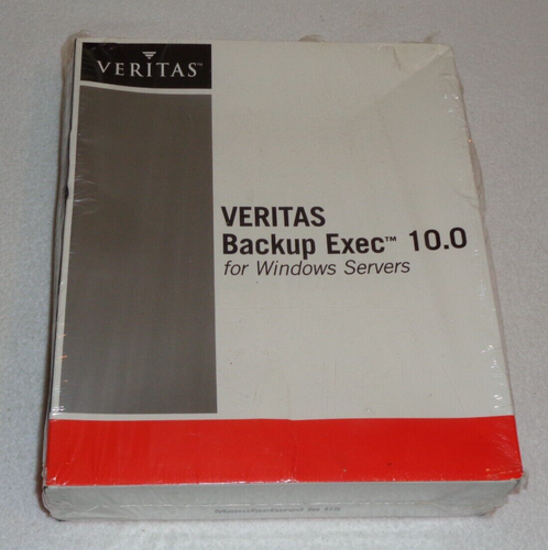 Veritas Backup Exec 10.0 for Windows Servers Brand New & Unused | eBay