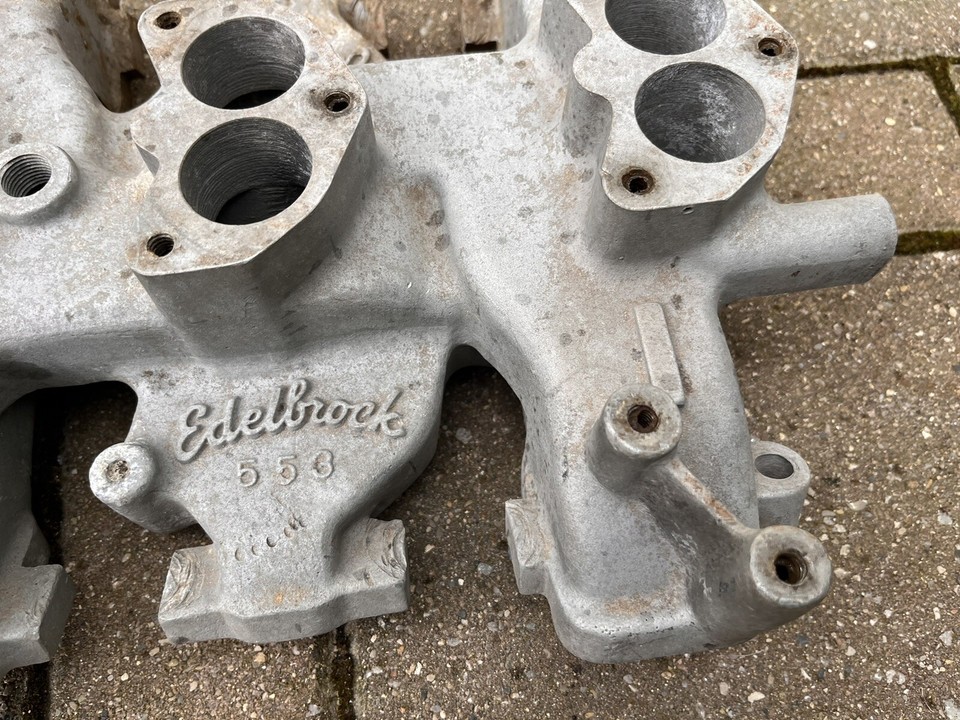Edelbrock Y-Block Ford 3x2 Tri-Power Intake Manifold ( 272 292 312 ...