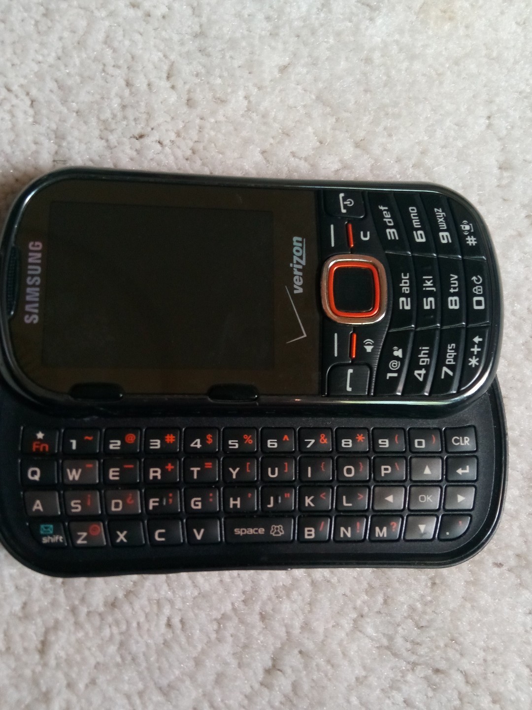 Samsung U460 Intensity 2- Black(Verizon QWERTY Cell Phone-RARE VINTAGE ...