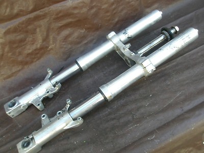 Forks front suspension polished ZX7R ZX7-R kawasaki ninja 91 89-95 #S34 ...